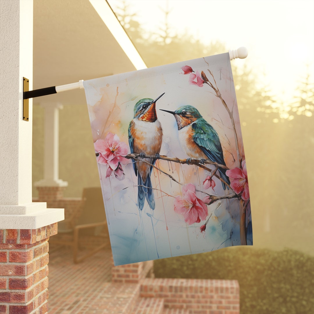 Custom Garden & House Banner, Hummingbird Gifts, Mother's Day Gifts ...