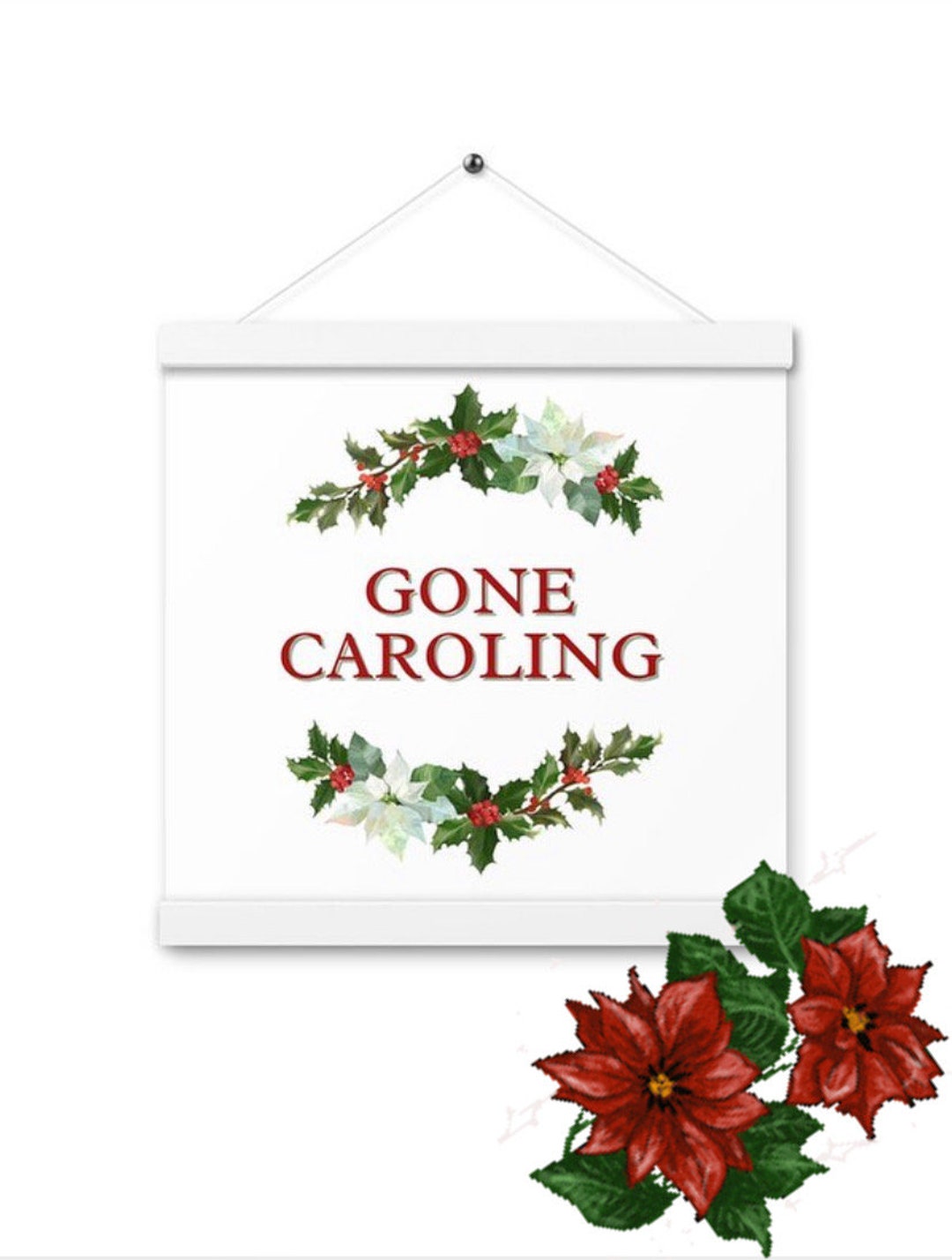 Gone Caroling Sign, Christmas Decorations - Etsy