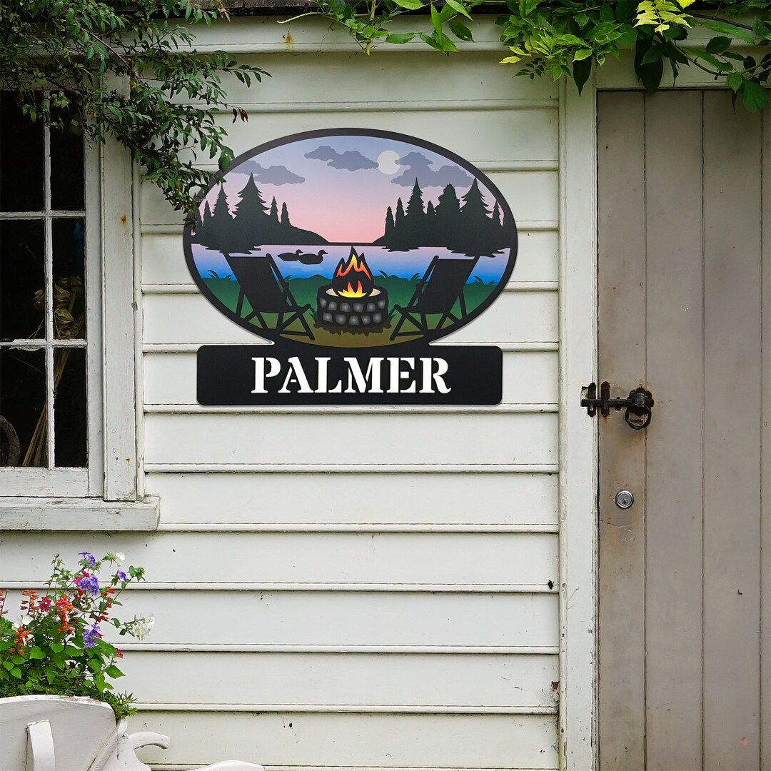 Camping Theme Crest - Etsy