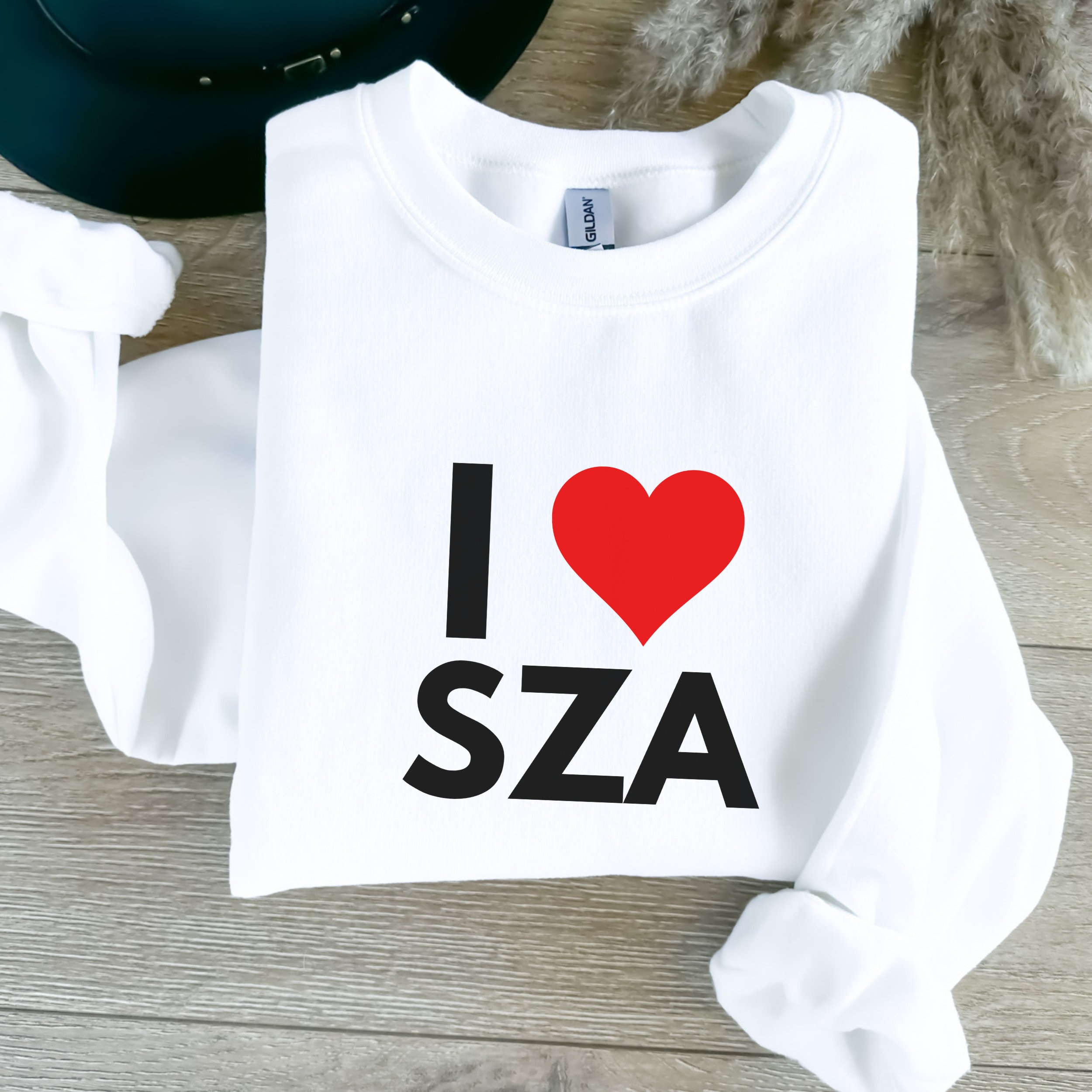 I Love SZA Crewneck, SZA Merch, I Heart SZA Sweatshirt, Rap T Shirt ...