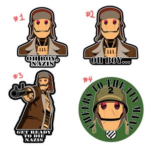 Gi Robot Creature Commandos Stickers - Etsy