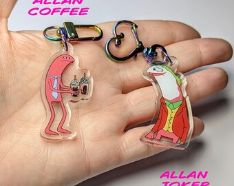 Inspired Glep Plush Keychain - Smiling Friends - Etsy