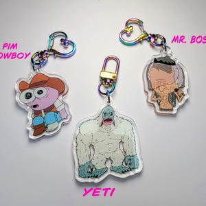 Smiling Friends, Keychains! - Etsy