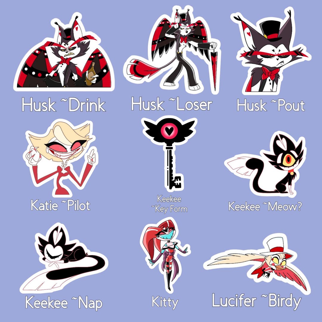 Hazbin Hotel Season 1 & 2 Stickers and Magnets! (listing 1/2) - Etsy