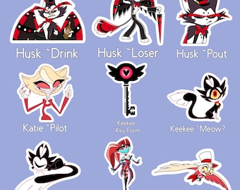 Lot of Hazbin Hotel Stickers - Etsy