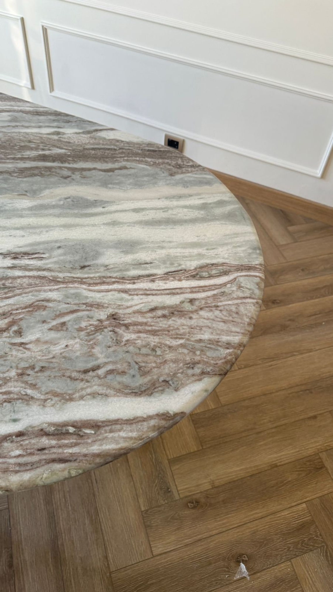 Fantasy Brown Dining Table- Dinning Table for 8 People - Stone Table ...