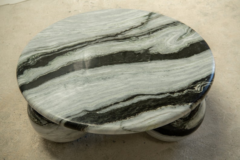 GLOBE COFFEE TABLE- Marble Table - Sphere Design Base - Different ...