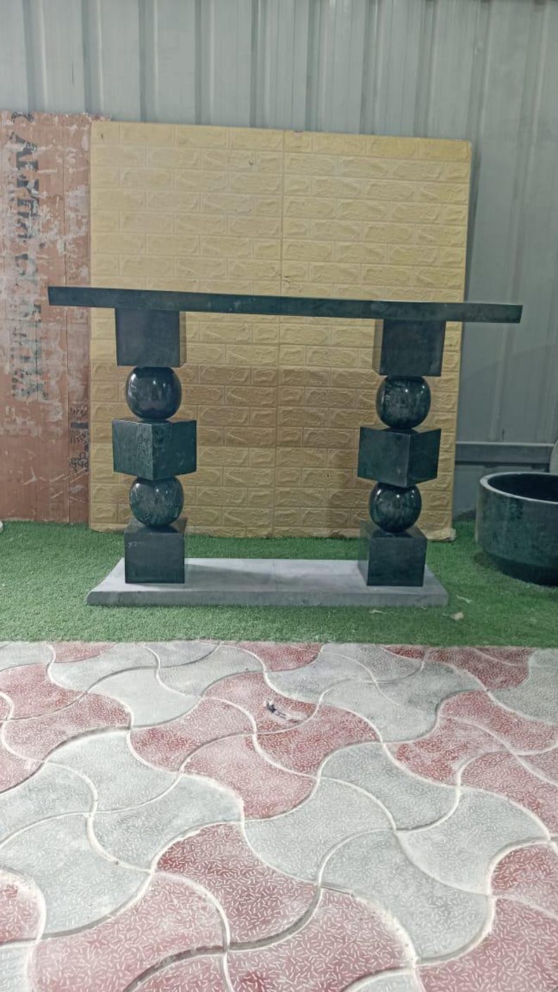 STAGE CONSOLE - Green Forest Green Marble - Luxury Statement Piece for ...