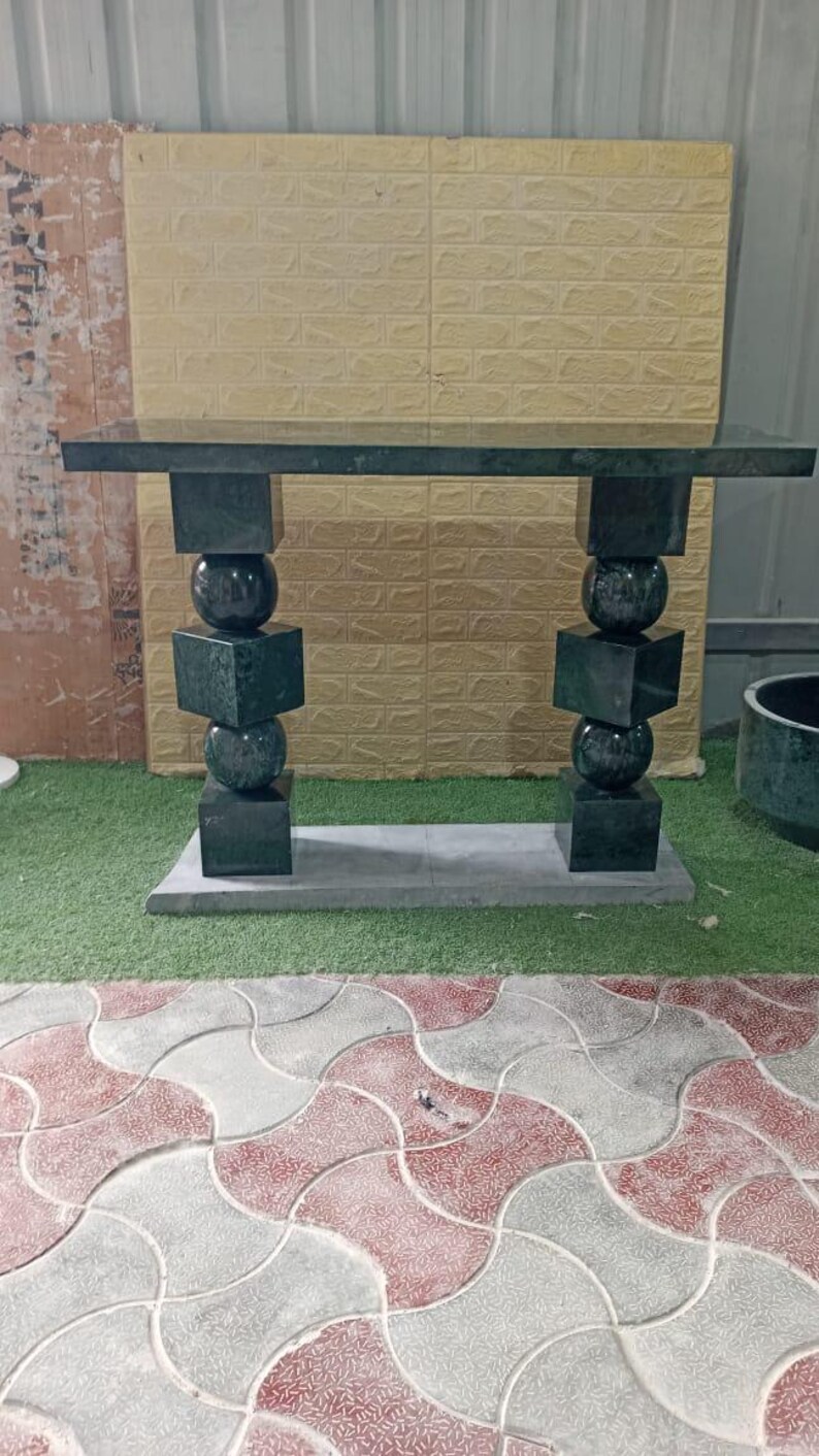 STAGE CONSOLE - Green Forest Green Marble - Luxury Statement Piece for ...