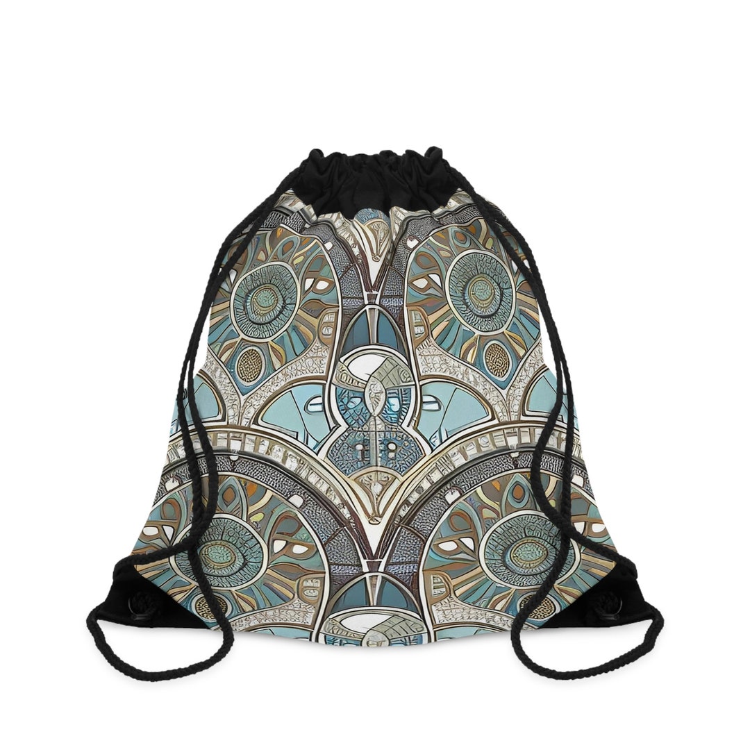 Art Nouveau Beautiful Vegetal Bag Ladies Floral Graphic Sack - Etsy