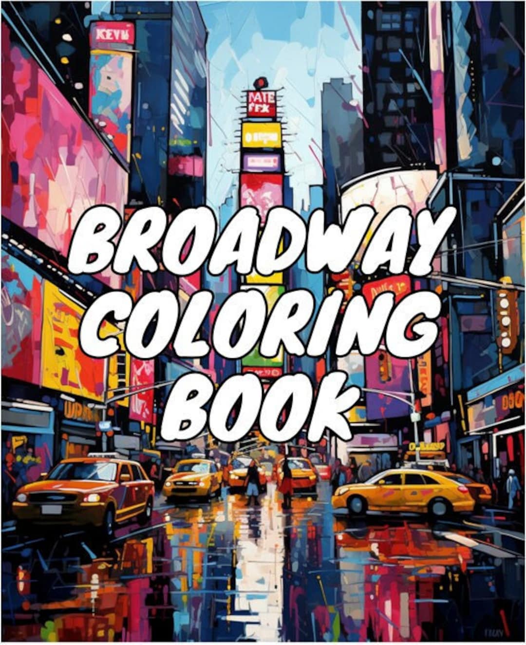 Broadway Coloring Book Digital Download - Etsy