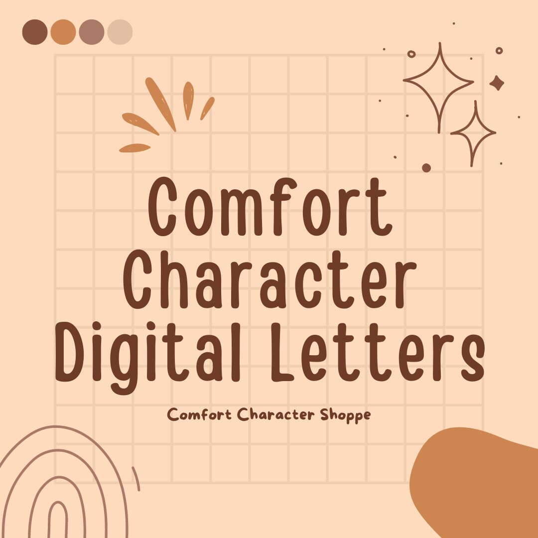 Digital Letter From Your Comfort Character - Etsy