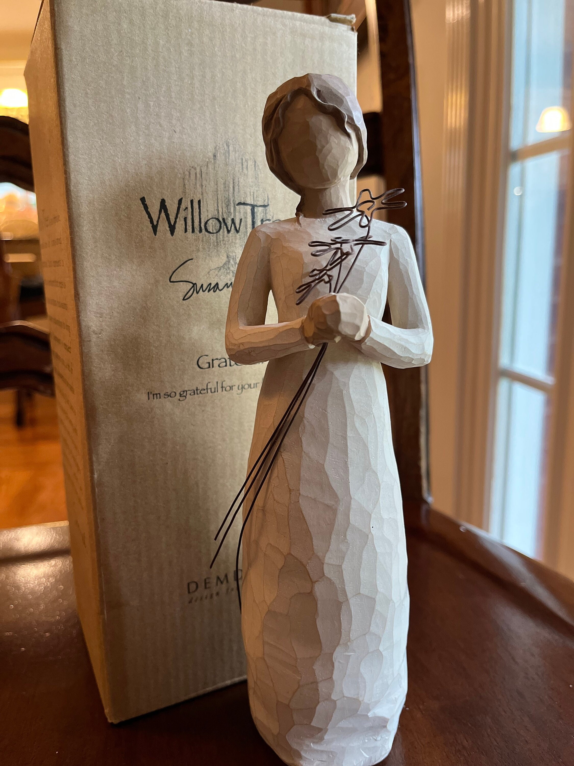 Pack of Three Willow Tree Wooden Figures Grateful Love Generations - Etsy