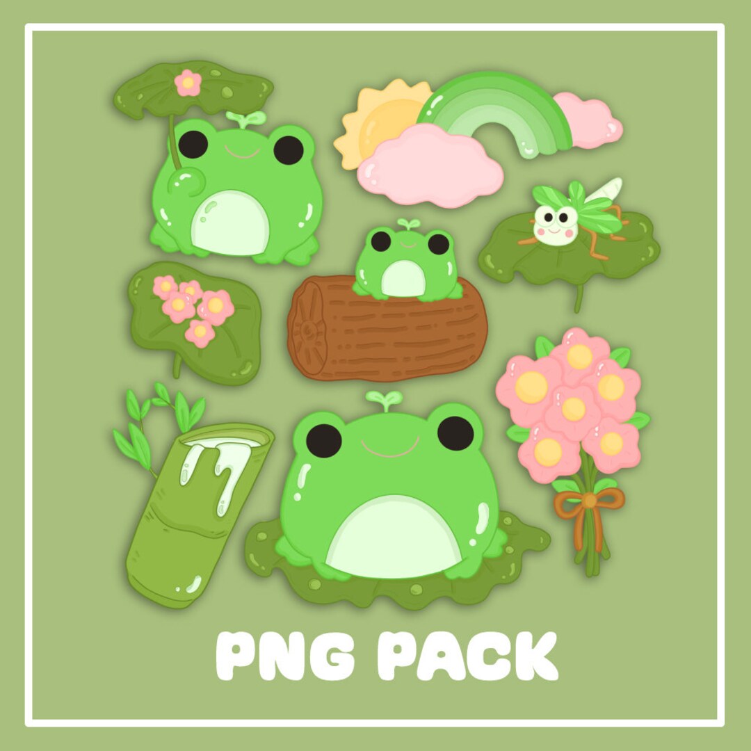 Kawaii Toad Sticker Design for Stationary and Planner - Etsy