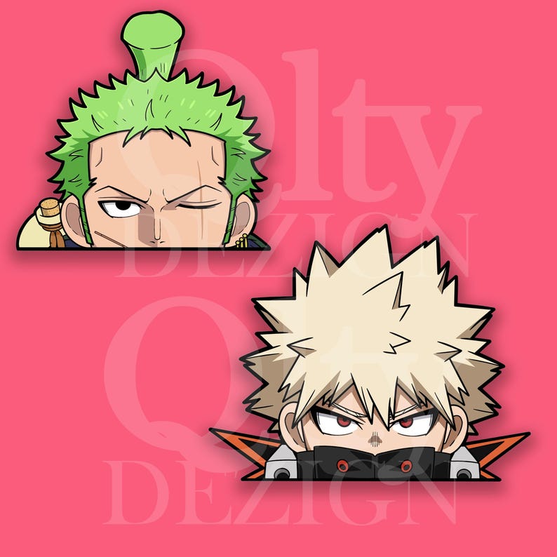 Anime Peeker Design Bundle V5 - Etsy