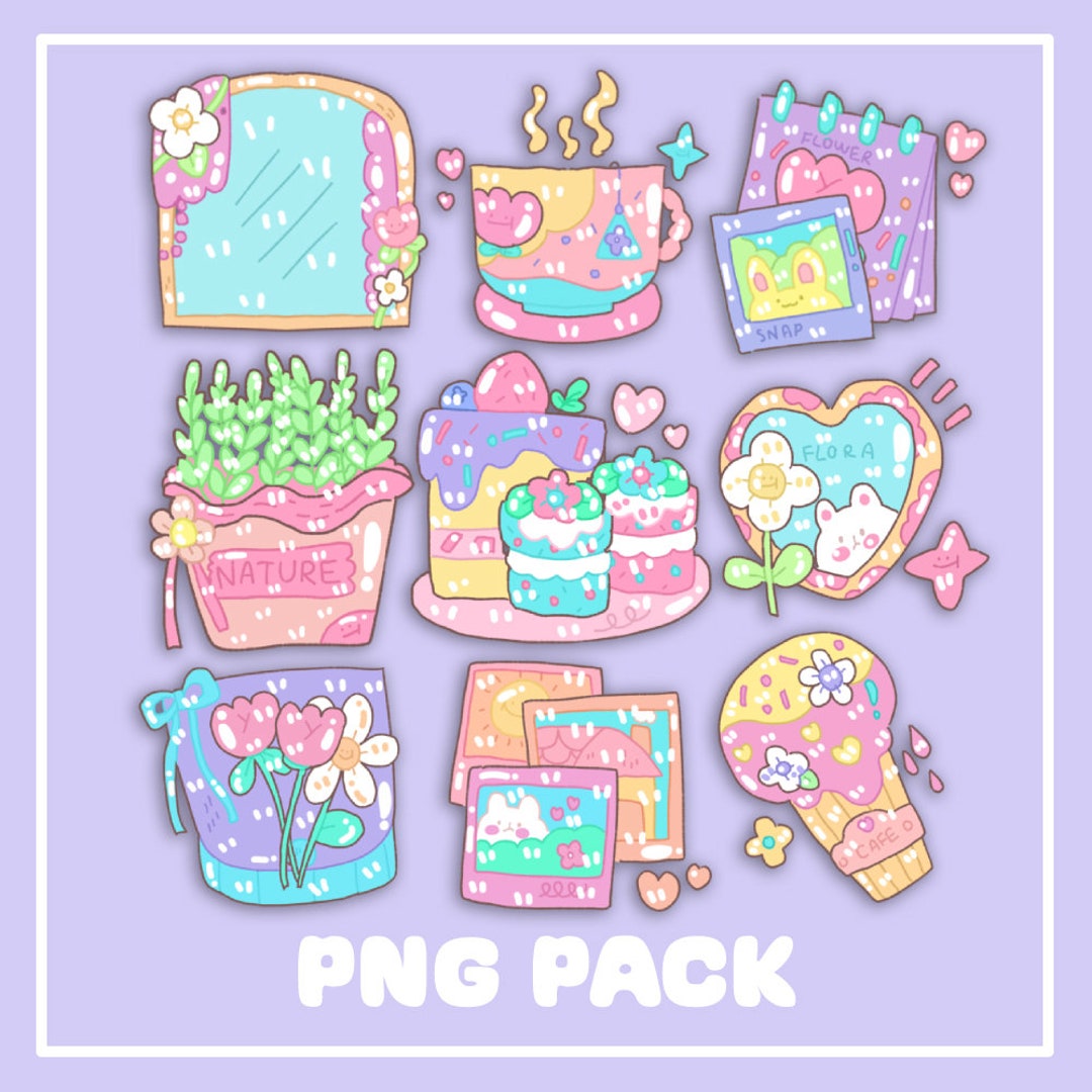 Kawaii Cute Sticker Design for Stationary and Planner - Etsy