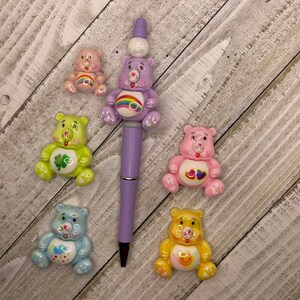 Custom Beaded Care Bears Pen - Etsy