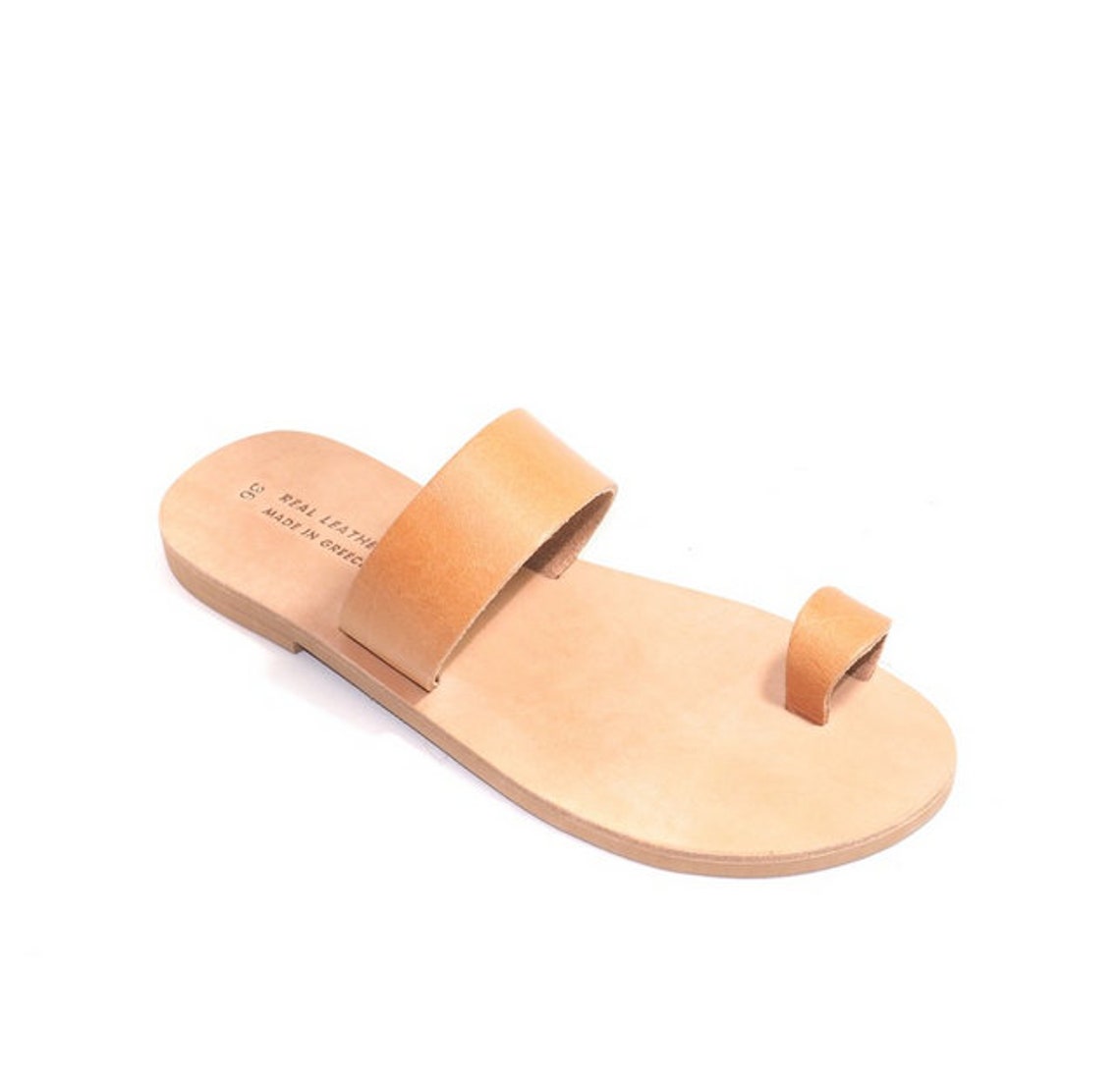 Handmade Greek Leather Sandals From Crete - Etsy
