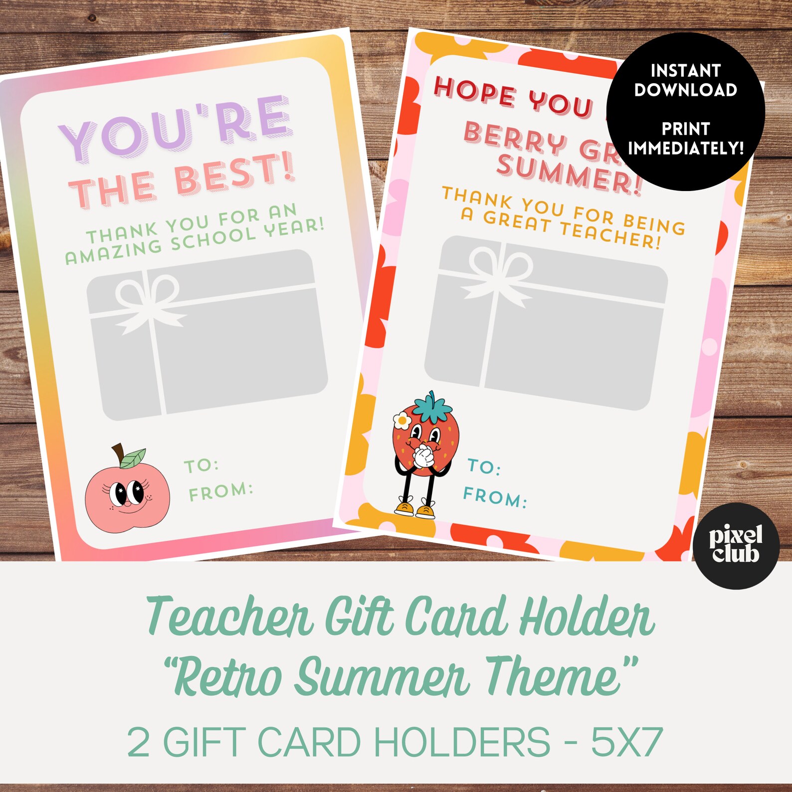 Teacher Gift Card Holders, Teacher Appreciation Gift Card Holder ...