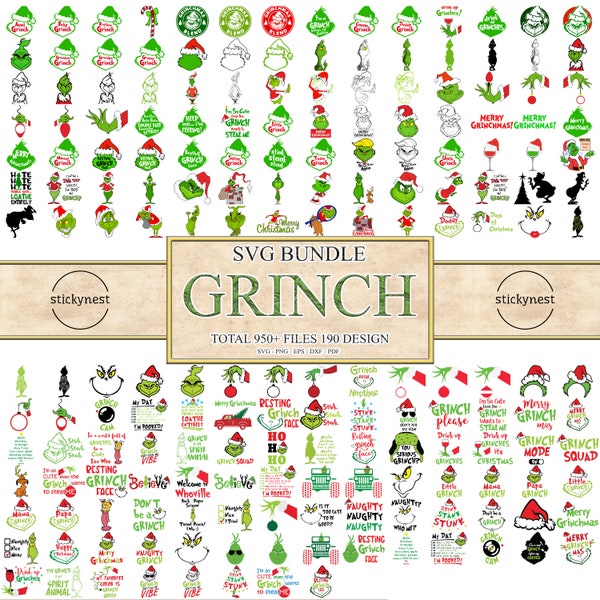 Grinch Svg - Etsy