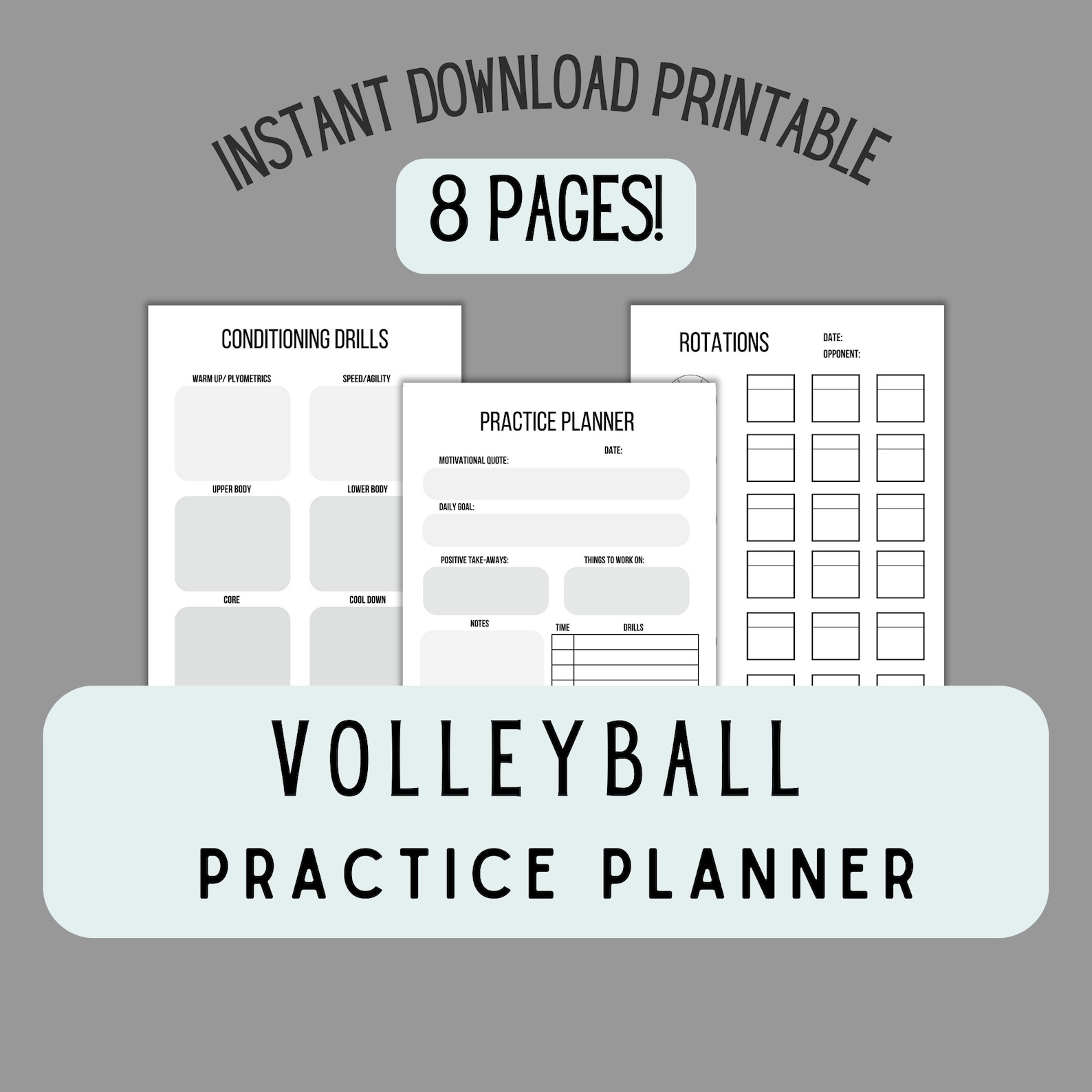 Volleyball Practice Plan, Volleyball Practice Templates, Volleyball ...