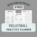 Volleyball Practice Plan, Volleyball Practice Templates, Volleyball ...