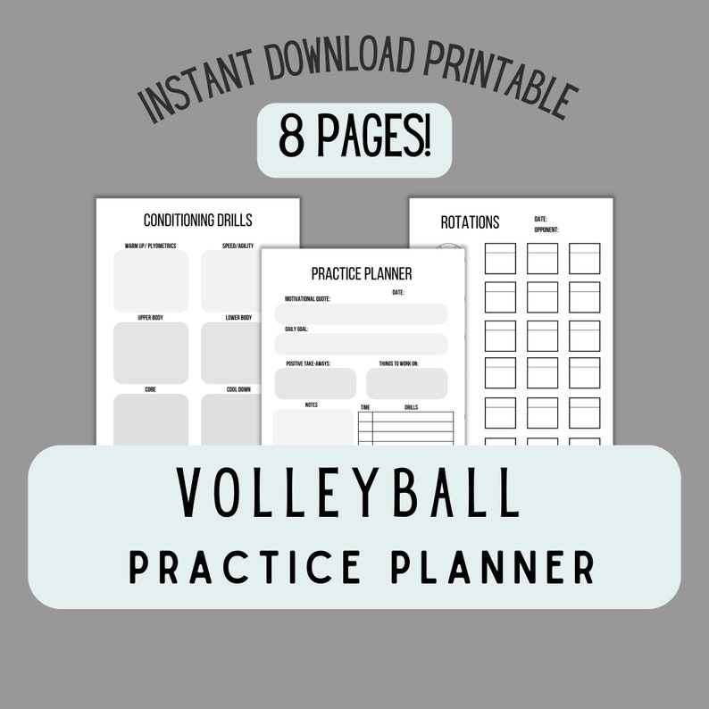 Volleyball Practice Plan, Volleyball Practice Templates, Volleyball ...