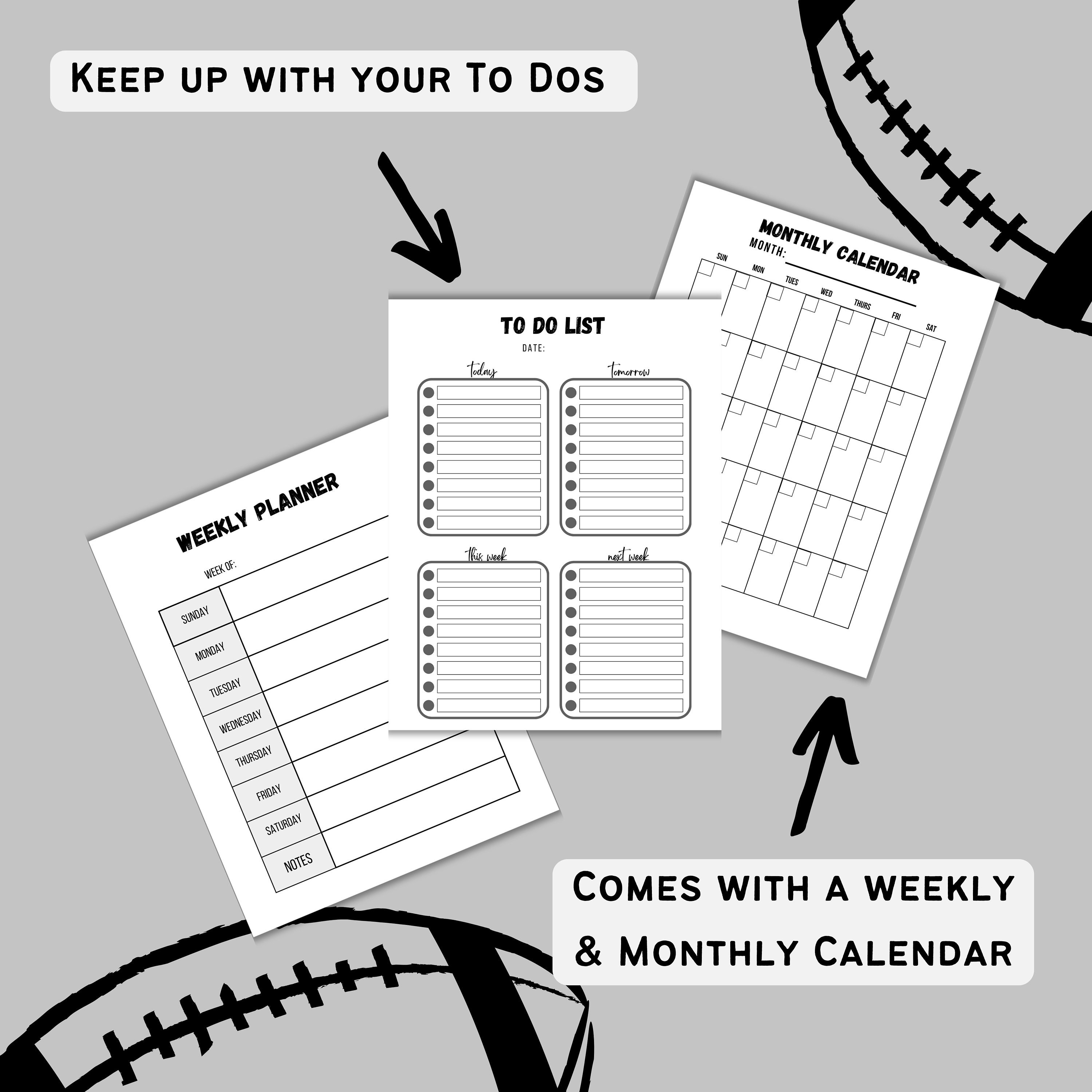 PDF Football Practice Planner, Football Plays, Elementary Football ...