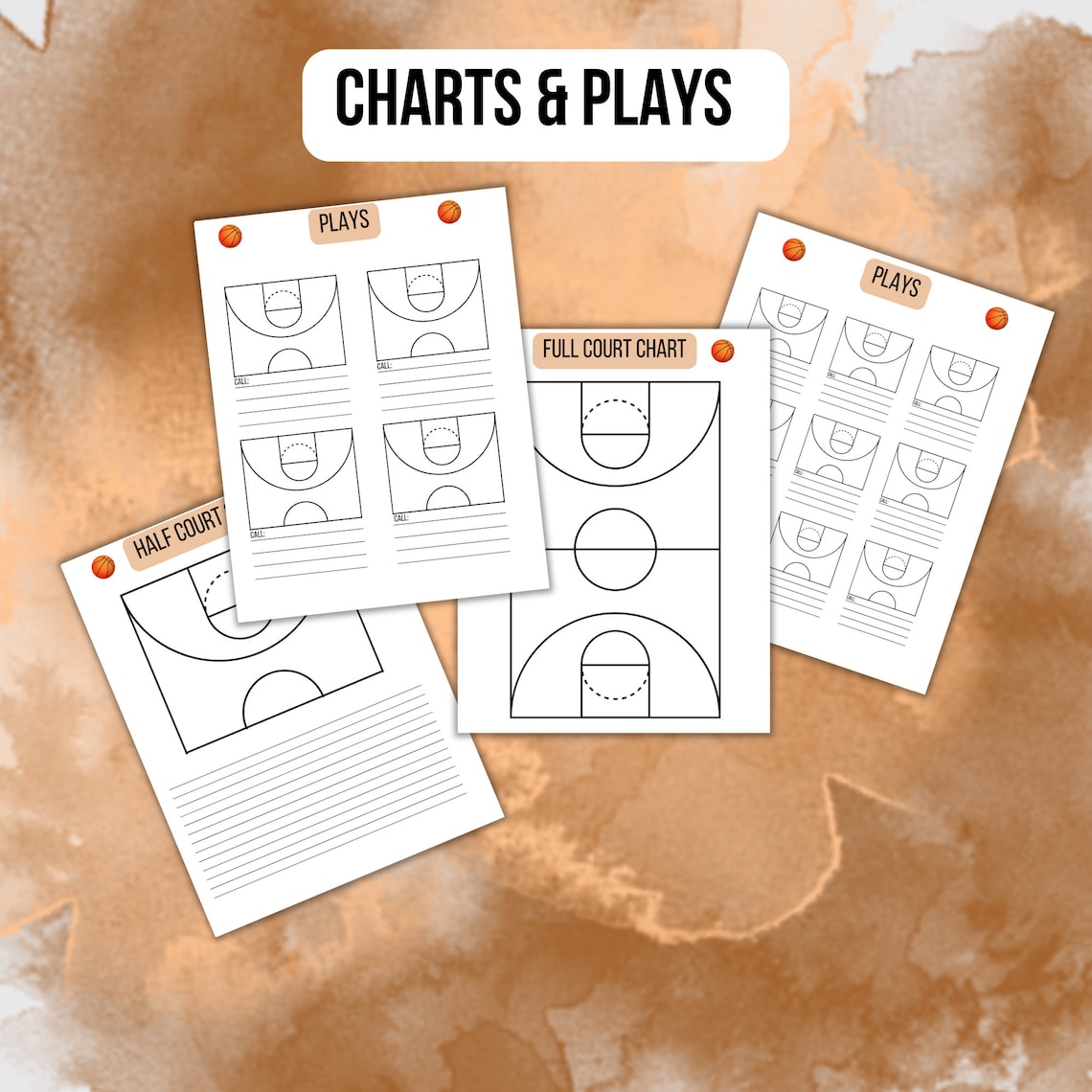 PDF Basketball Planner, Basketball Coach Guide, Basketball Season ...
