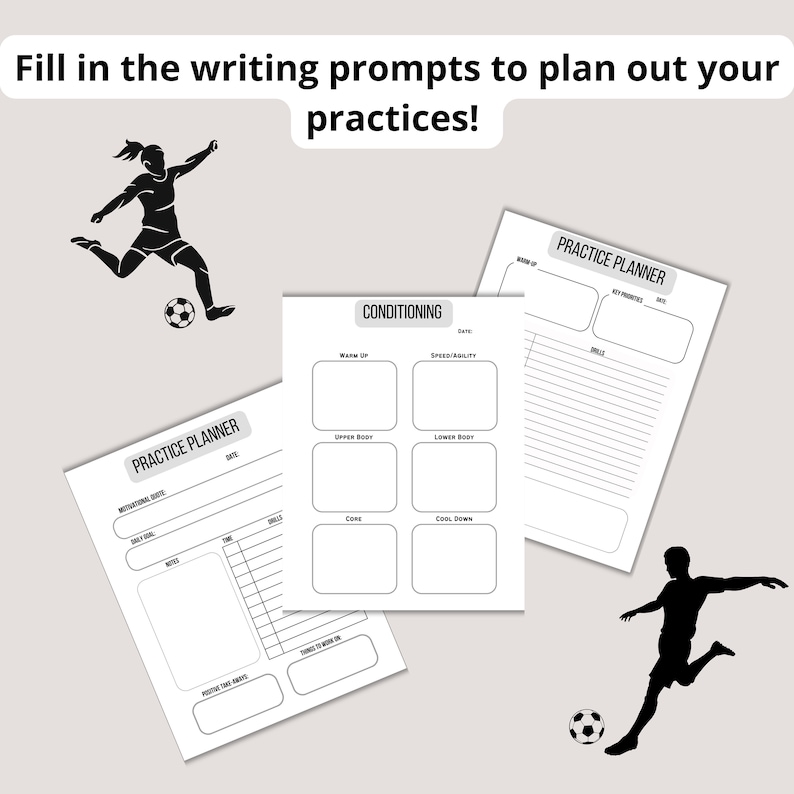 Soccer Practice Planner for Coaches, Soccer Coach Planner, Soccer ...