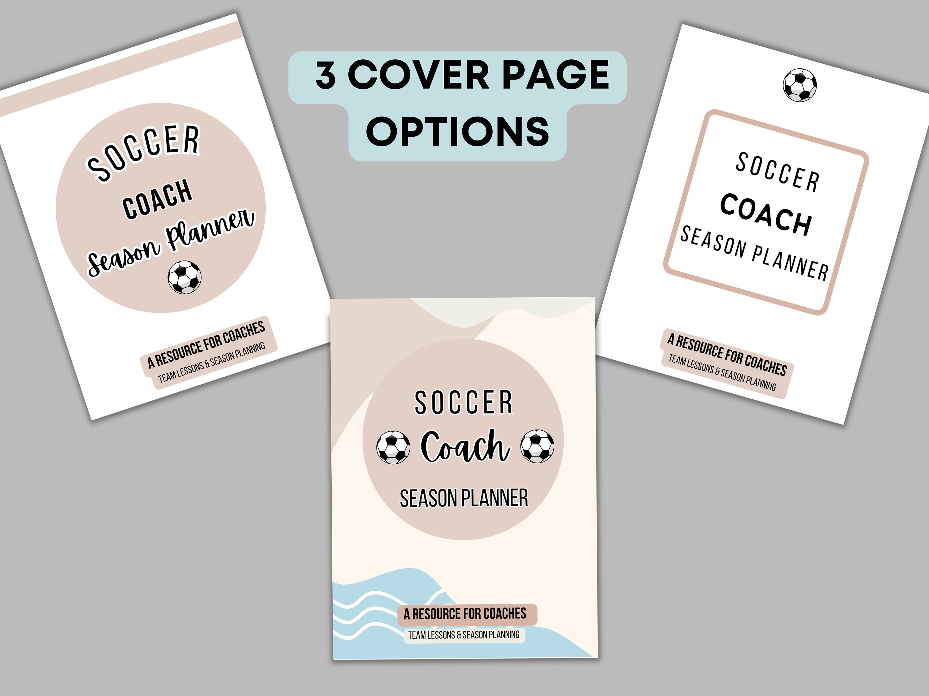 PDF Soccer Coach Planner, Soccer Season Planner, Printable Soccer ...