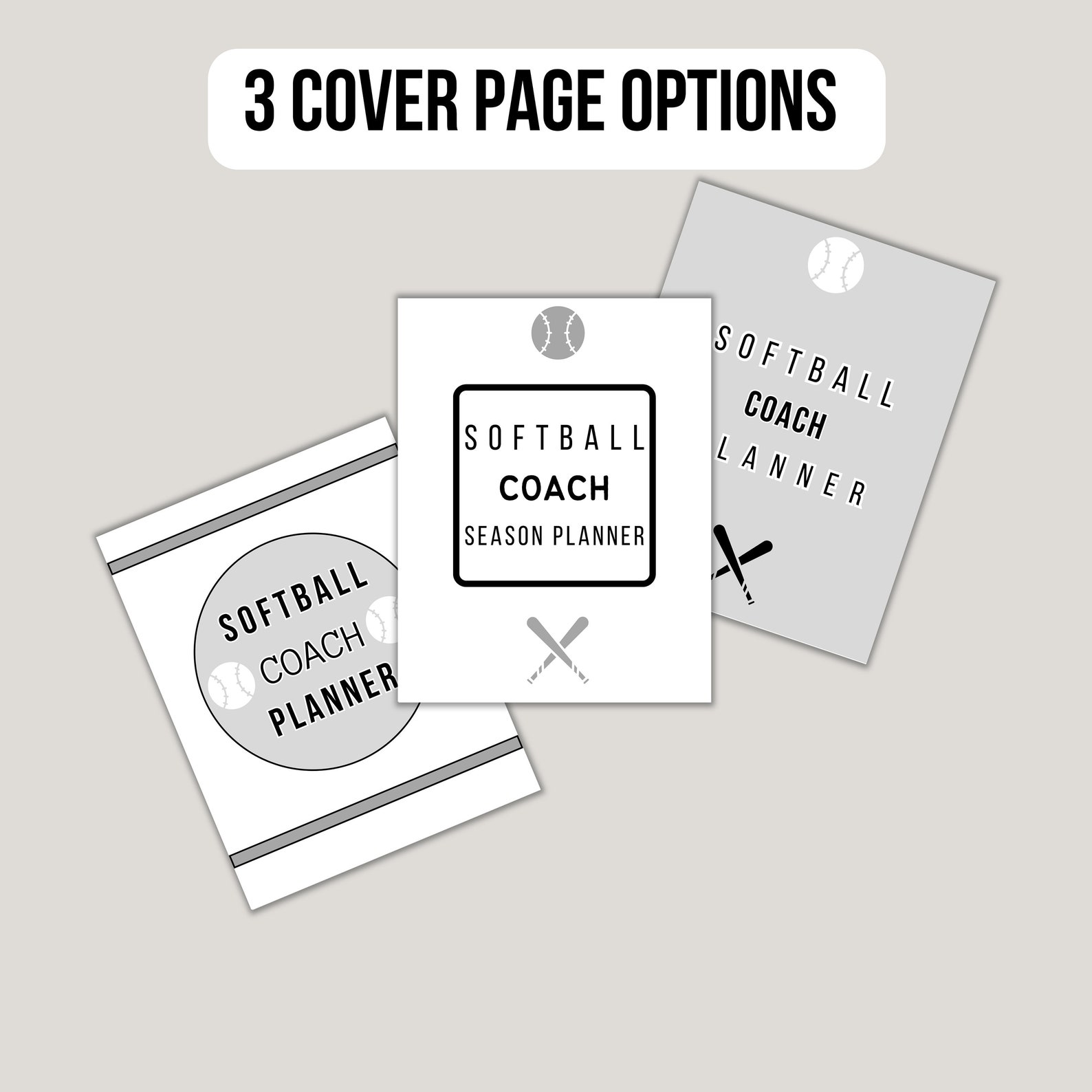 PDF Softball Coach Planner, Softball Planner, Softball Practice Planner, Softball Game Planner ...