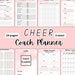 PDF Cheer Coach Planner, Printable Cheer Planner, Cheer Season Planner ...