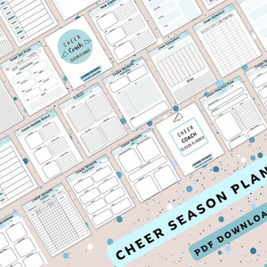 PDF Cheer Coach Season Planner, Cheer Planner, Cheerleading Planner ...