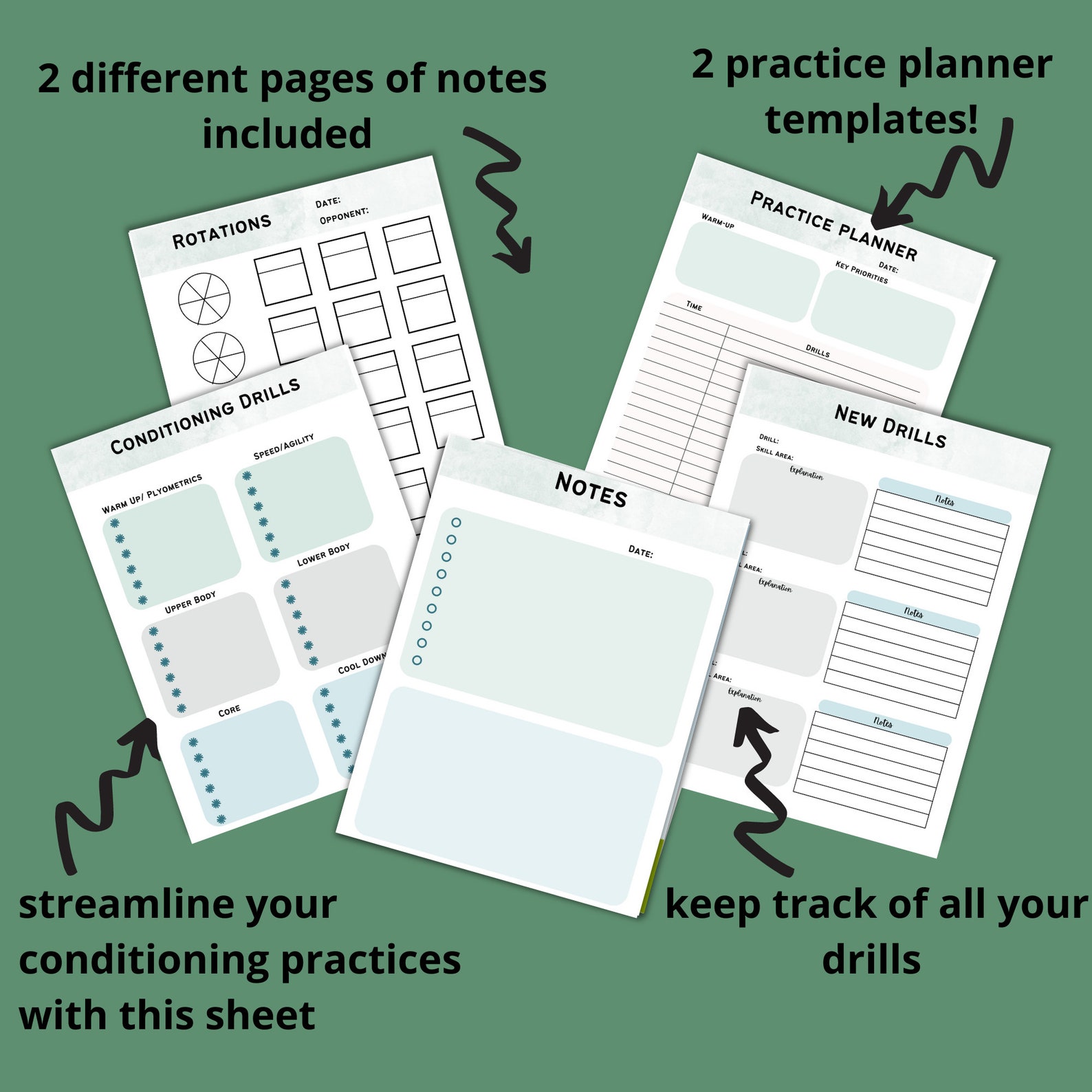 Volleyball Practice Plan Templates, Volleyball Practice Templates ...