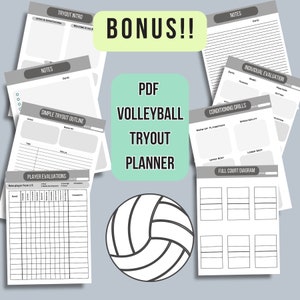Volleyball Parent Meeting Bundle for Coaches, Parent Meeting Forms ...