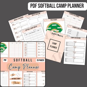Softball Coach Bundle, Softball Coach Planners, Softball Coach ...