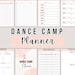 Dance Camp Planner, Dance Coach Planner, Dance Camp Guide, Dance Camp ...