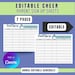 Editable Cheer Sign up Sheets, Cheer Volunteer Sign Ups, Cheer ...