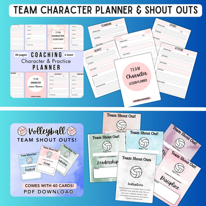 Volleyball Coach PDF Bundle, Volleyball Coaching Bundle, Volleyball ...