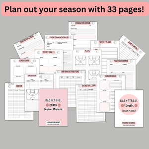 Basketball Planner, Basketball Coach Planner, Basketball Season Planner ...
