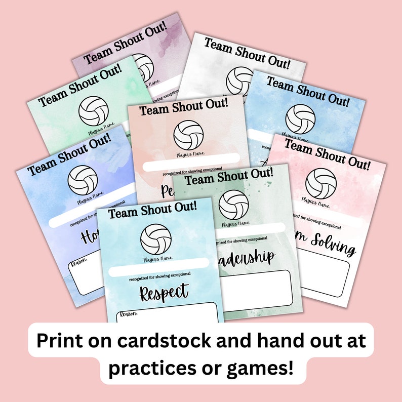 Volleyball Team Shout Outs, Player Shout Outs, Volleyball Player ...