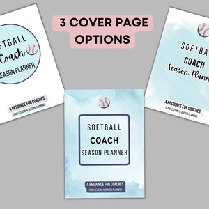 Softball Coach Planner, Softball Season Planner, Printable Planner ...