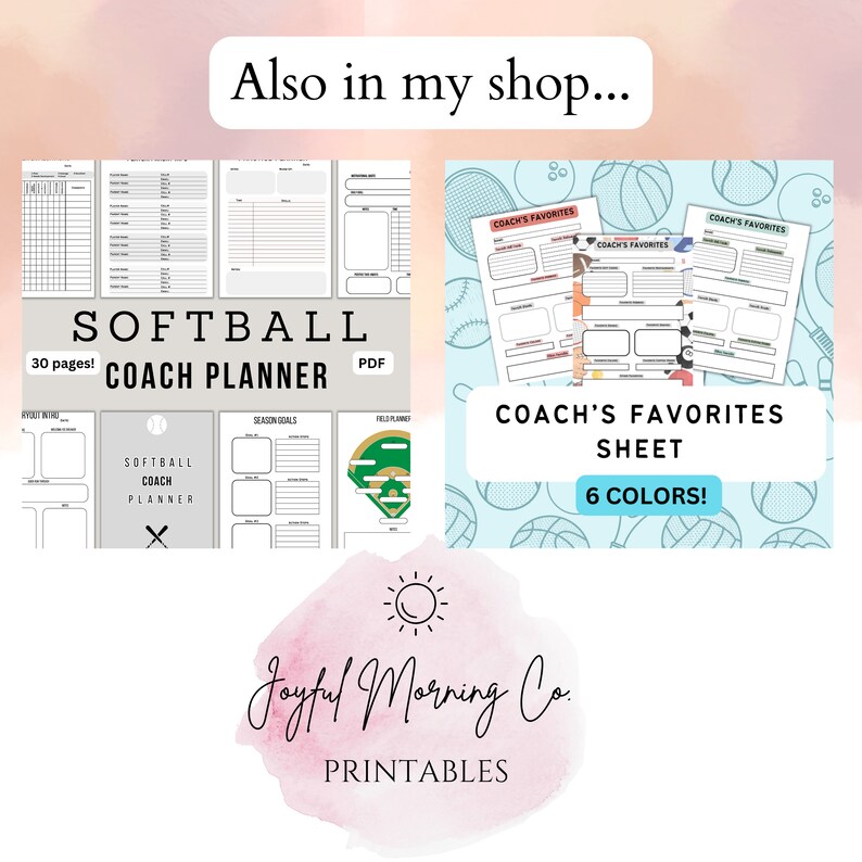 Editable Softball Sign up Sheets, Volunteer Sign Ups, Softball ...