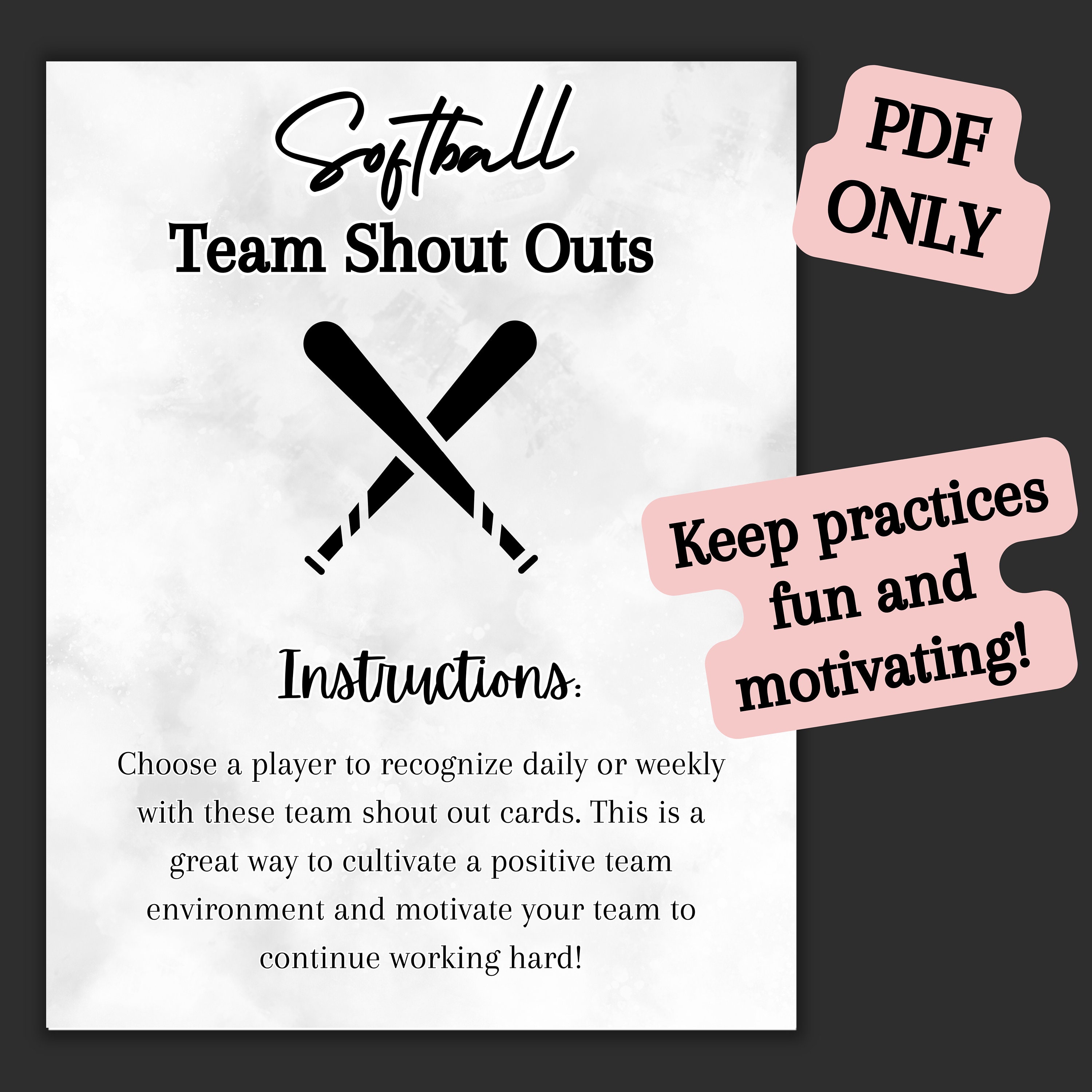 Softball Team Shout Outs, Softball Team Awards, Softball Player ...