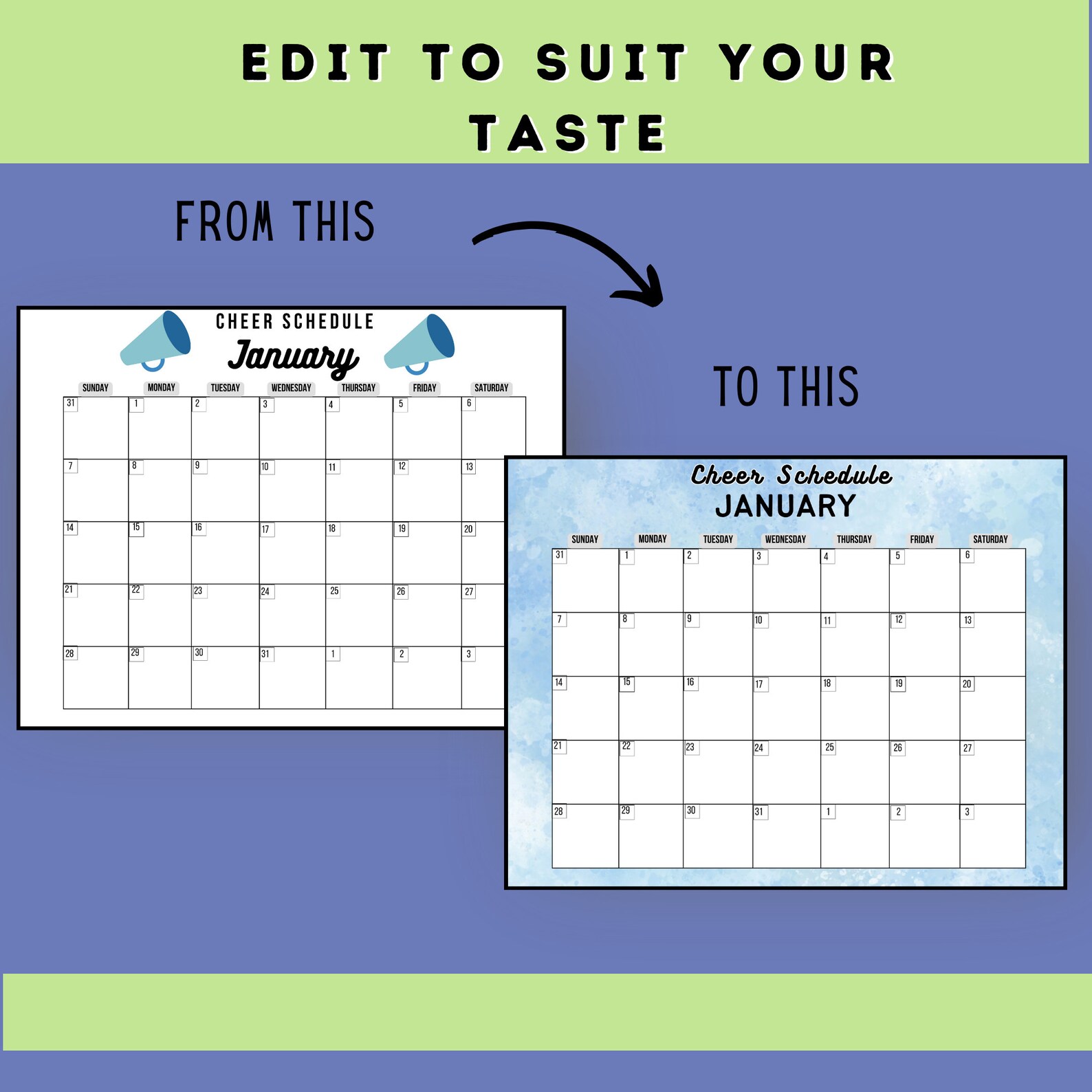 Editable Cheer Sign up Sheets, Cheer Volunteer Sign Ups, Cheer ...