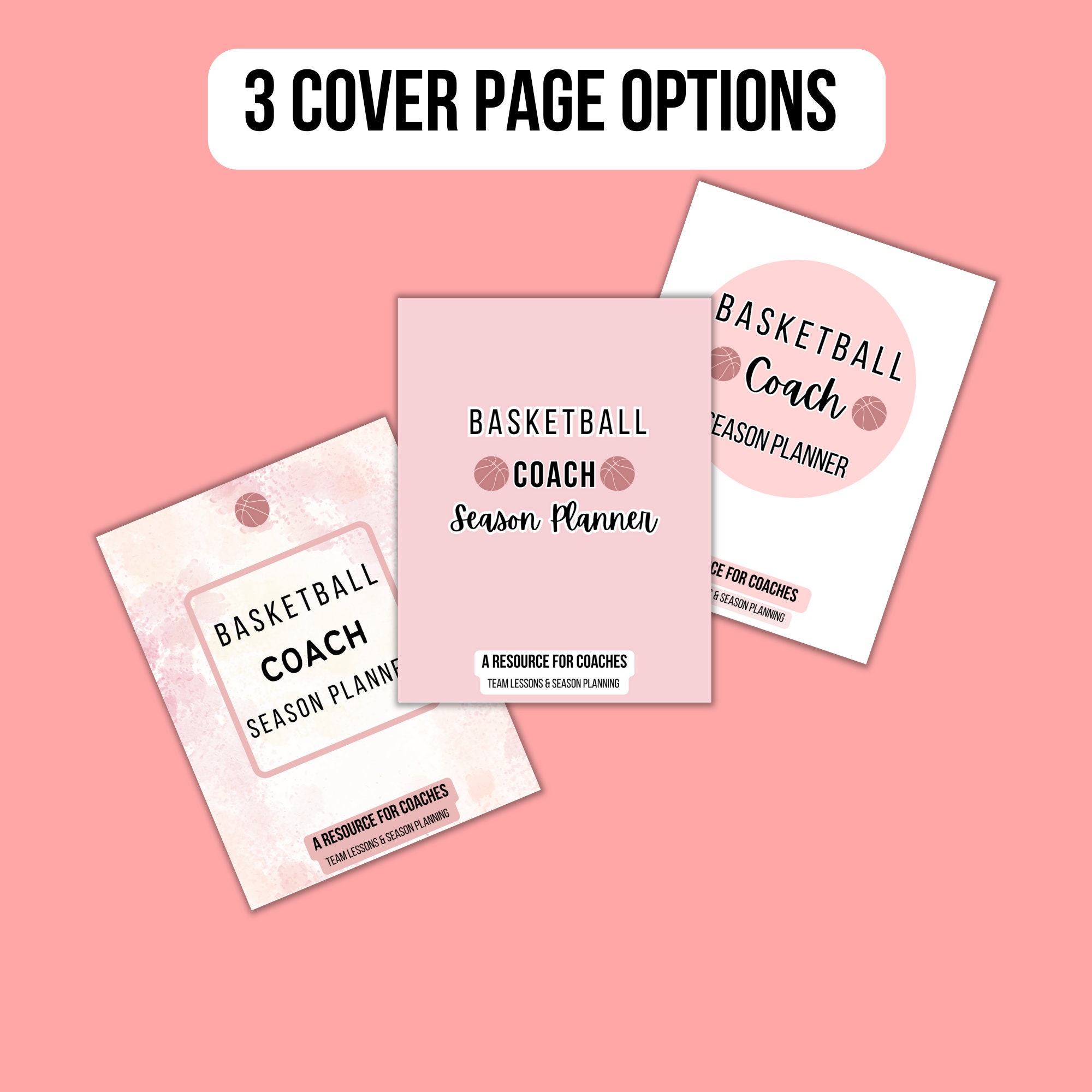 Basketball Planner, Basketball Coach Planner, Basketball Season Planner ...