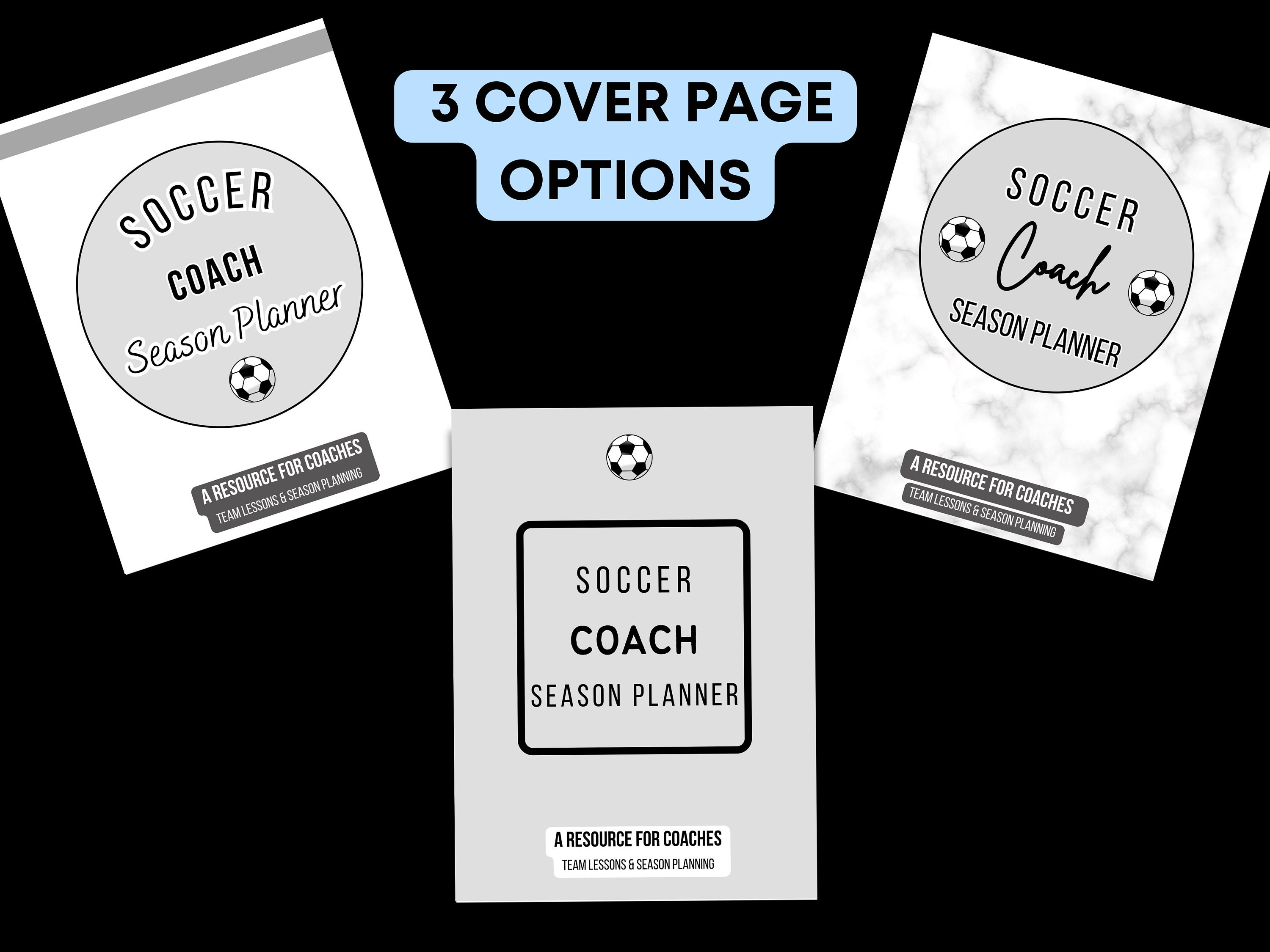 Soccer Coach Planner, Soccer Season Planner, Soccer Planner, Soccer ...