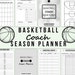 PDF Basketball Planner, Basketball Coach Planner, Basketball Season ...