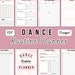 Editable Dance Team Get to Know You, Dance Team Favorites Sheet, Get to ...